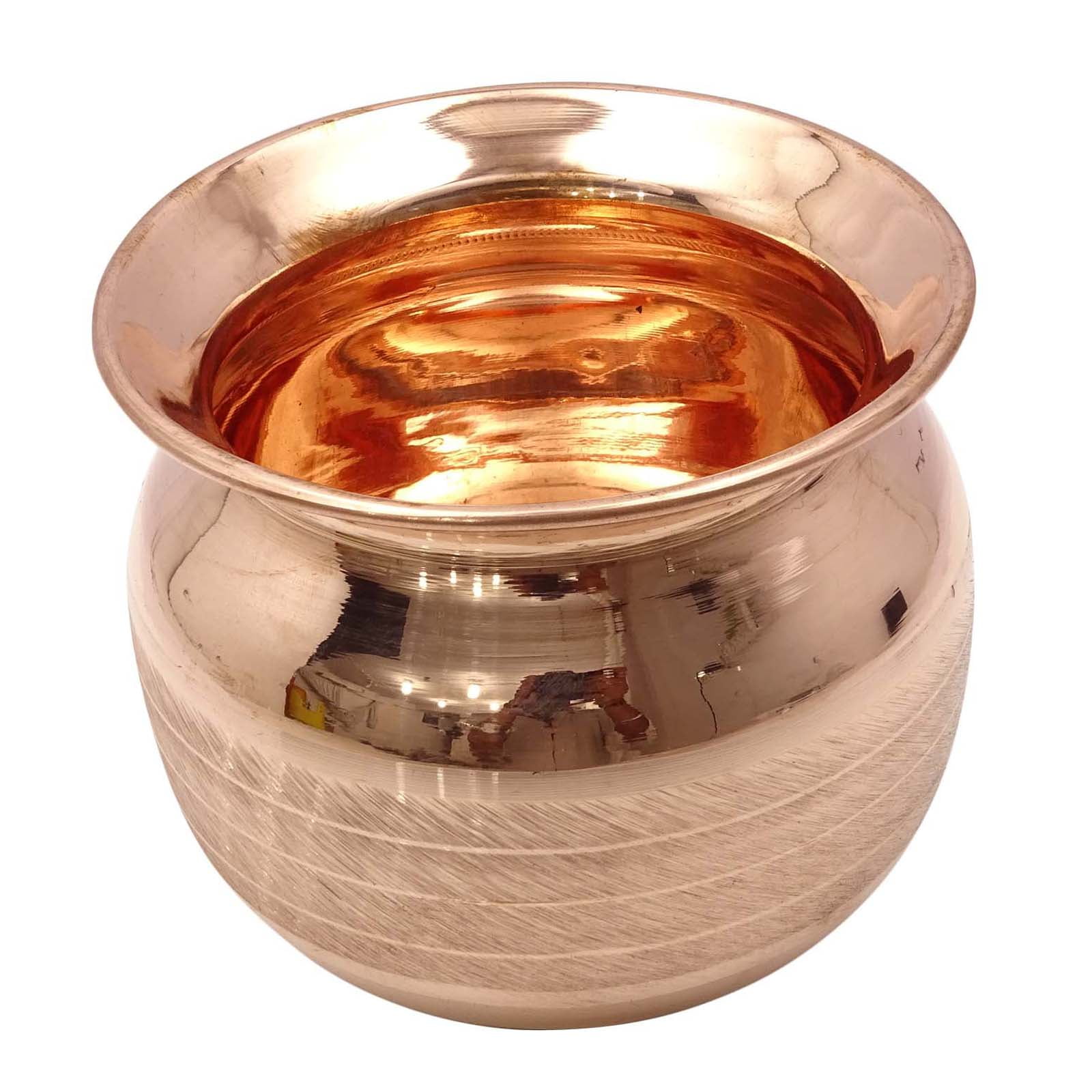 Traditional Pure Copper Lota Prayer Temple Pooja Kalash Item Hindu ...