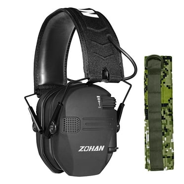 ZOHAN EM042 AM/FM Radio Headphone with Digital Display, 25dB NRR Ear ...