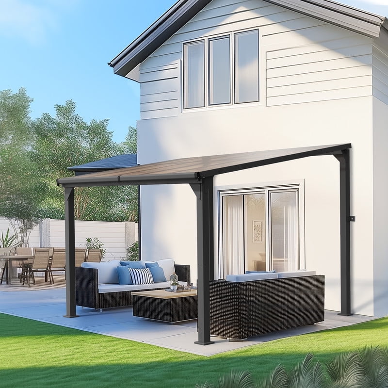 Click here for Pamapic 10 Ft.×10 Ft. Hardtop Outdoor Gazebo Pergo... prices