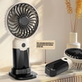 3 Speed Cordless Fan Powerful Motor Air Blower Cooling Fan Handheld ...