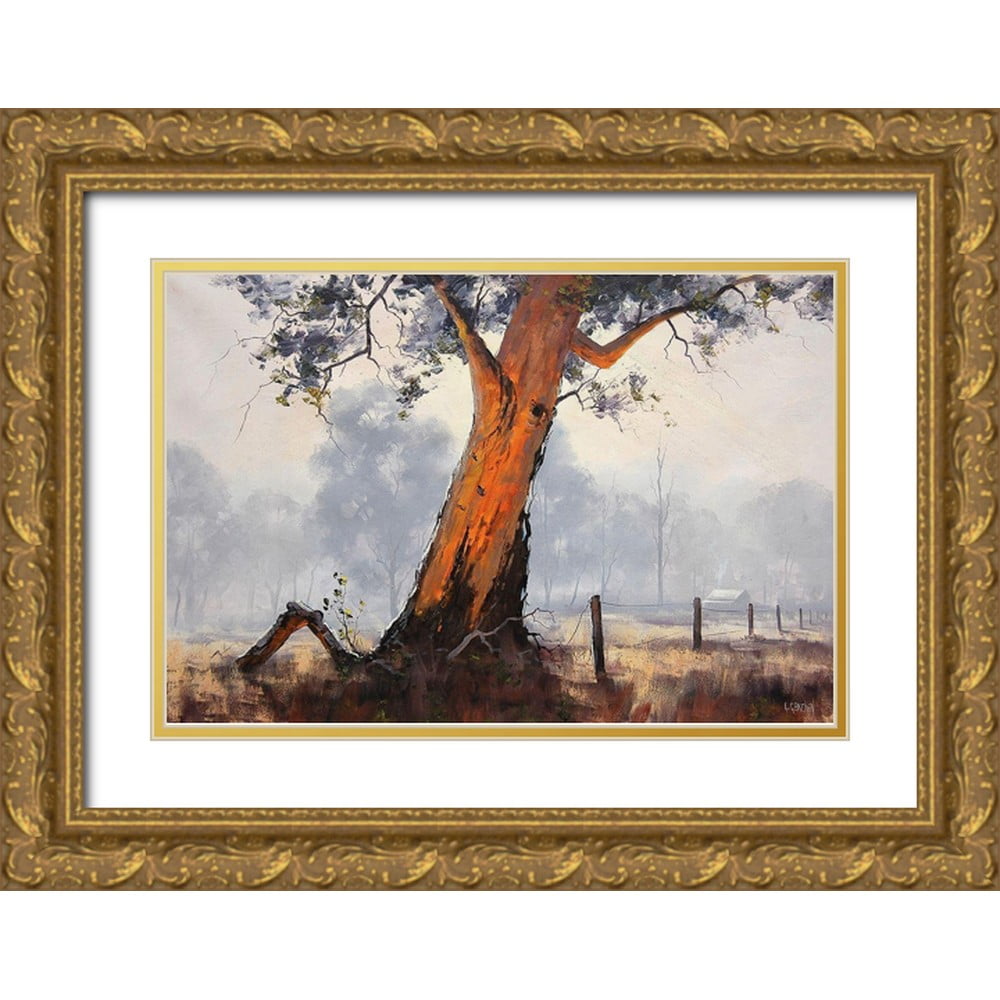 Gercken, Graham 14x11 Gold Ornate Wood Framed with Double Matting ...