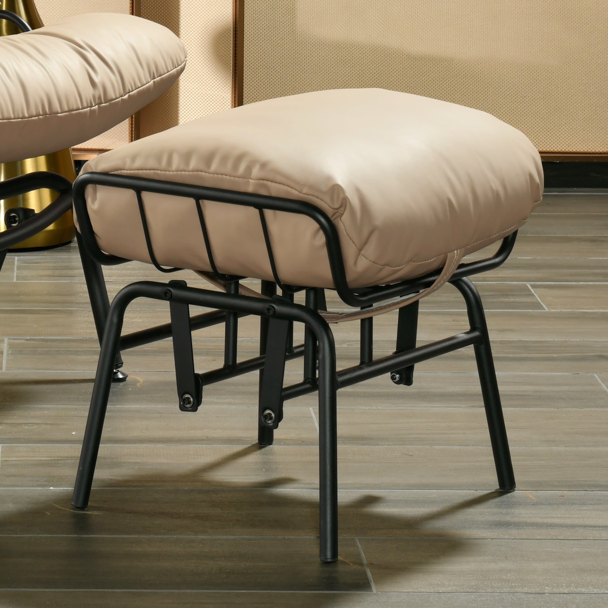 Ovios Furniture Indoor Ottoman of Accent Chair Comfy Glider Rocking ...