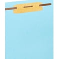 Colored Pressboard Classification Folder, Letter Size, 2 Partitions ...