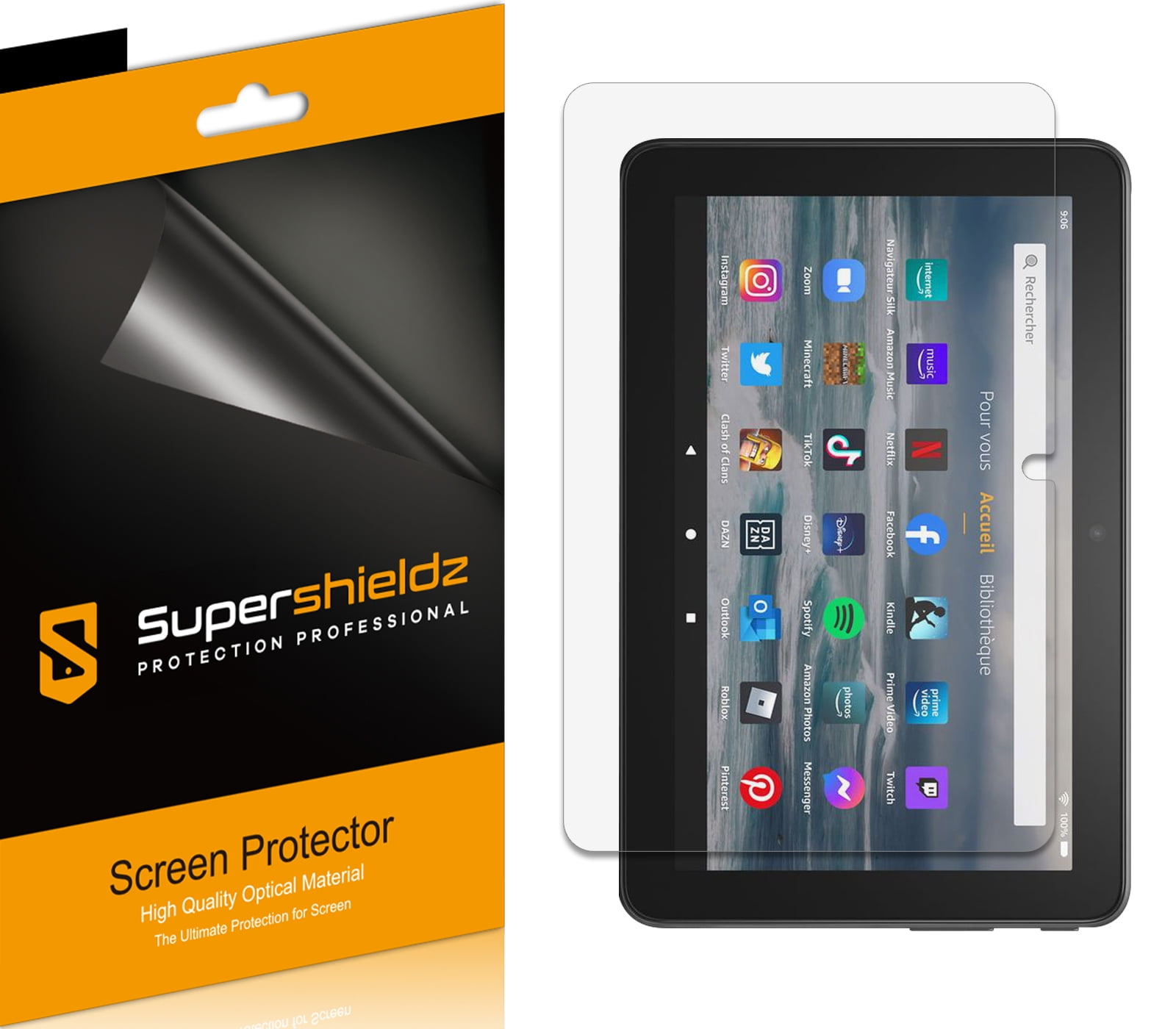 (3 Pack) Supershieldz Designed for All-New Fire 7 Tablet 7-inch (12th ...