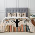Cat Library Bedding Duvet Cover Set Twin Size 4 Pieces, Cartoon Pet ...