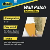Homax Wall Patch Heavy-Duty Galvanized Steel, 4 x 4 in. - Walmart.com