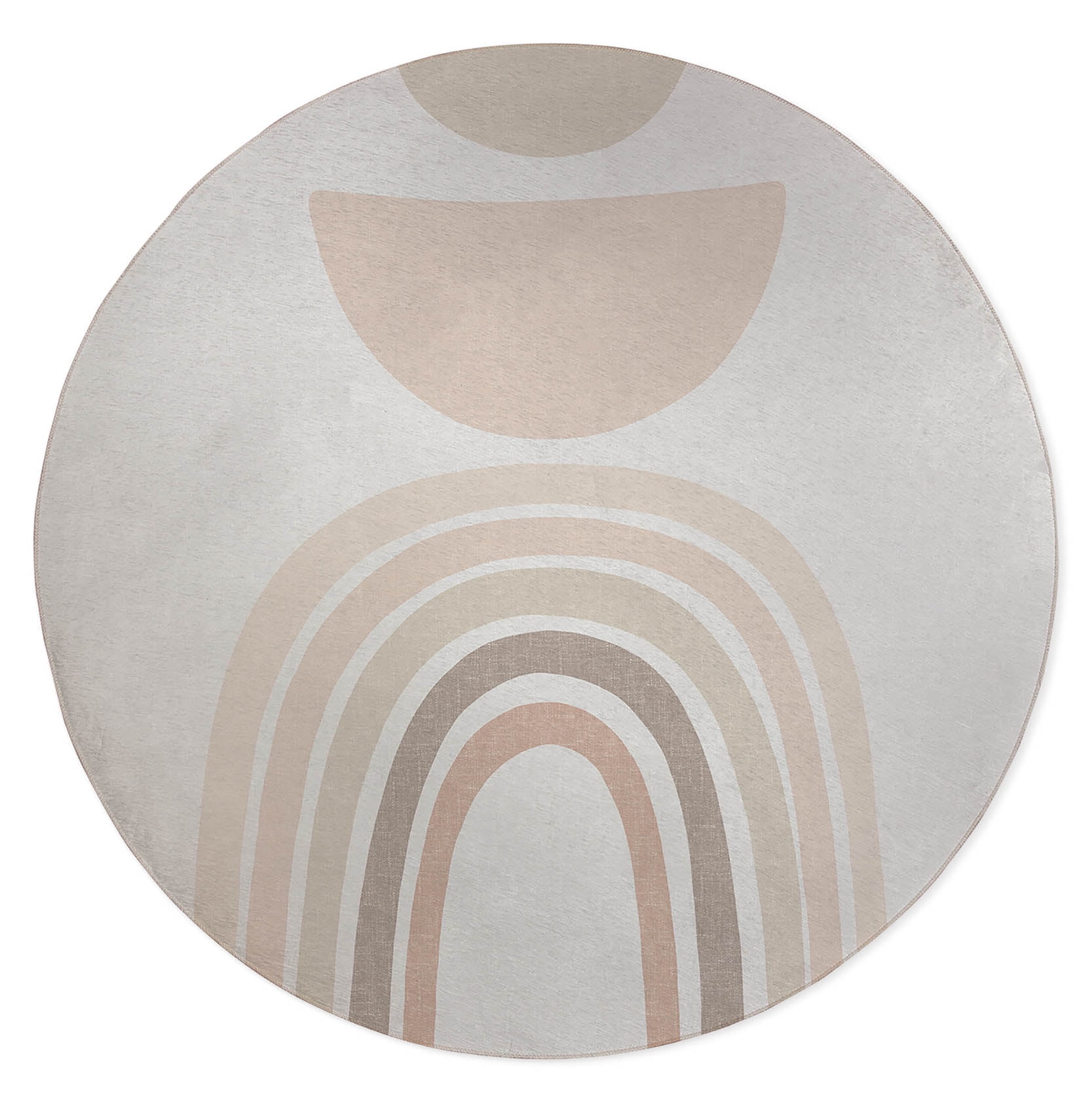 BOHO STACKED RAINBOW IVORY Indoor Floor Mat By Kavka Designs - Walmart.com