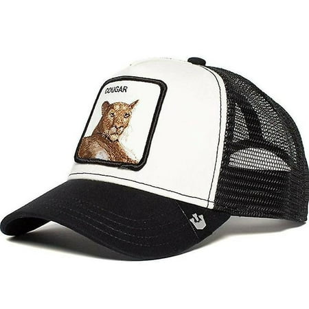 Panther Mesh Cap Animal Farm Trucker Baseball Cap Dad Hat Snapback Wolf ...