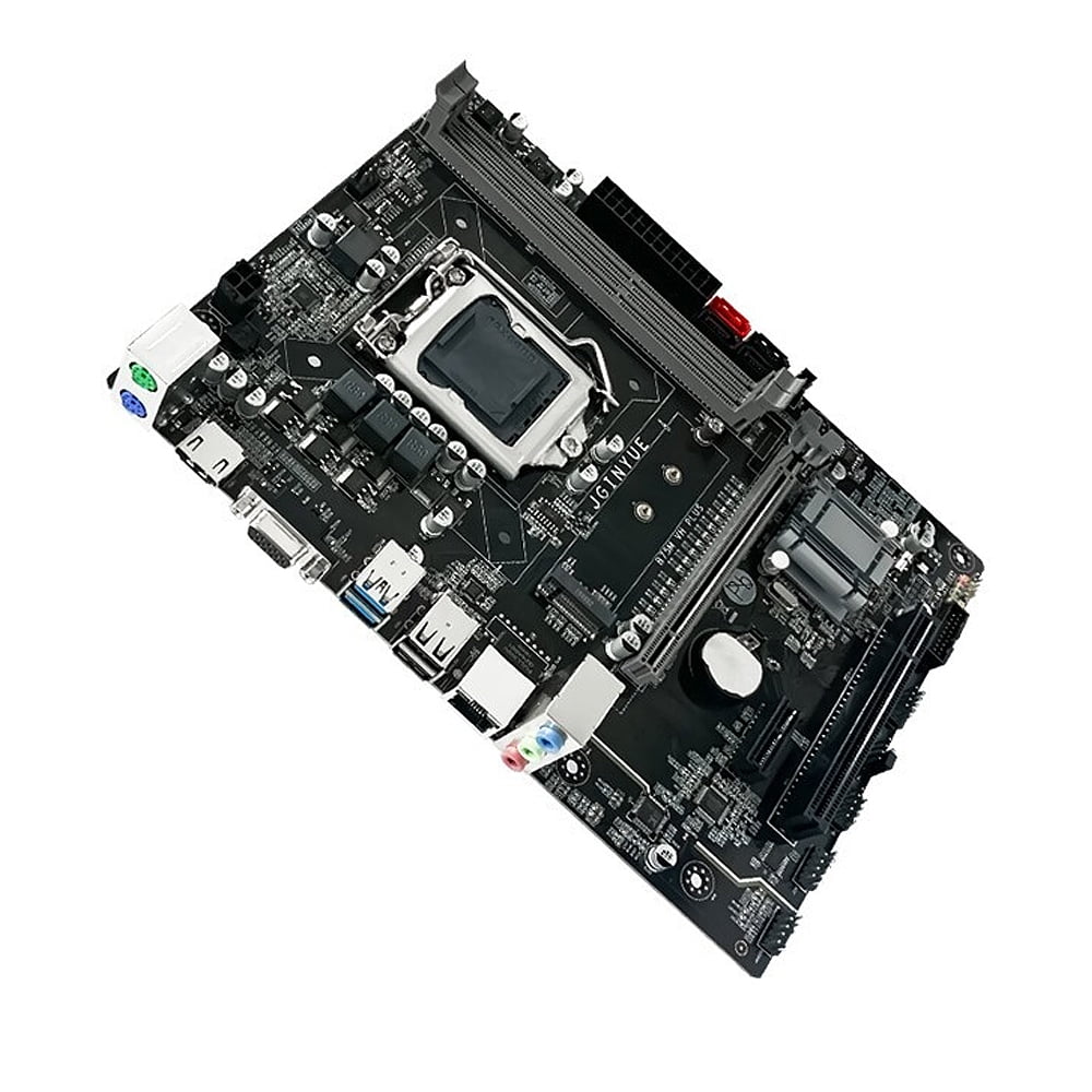 JGINYUE B75M-VH PLUS Gaming Motherboard with Dual DDR3 Memory Slots 4 ...