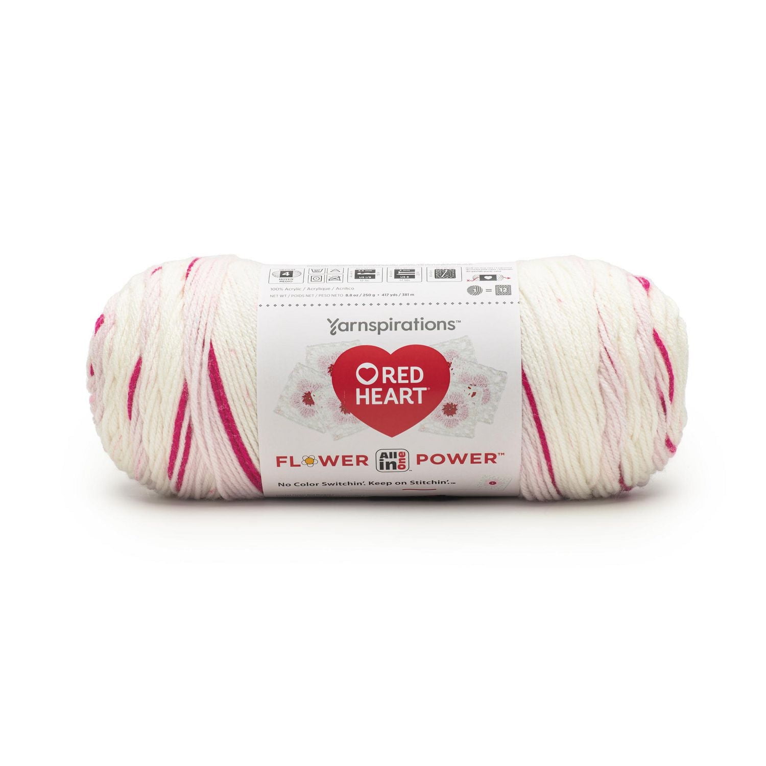 Click here for Red Heart All In One Flower Power #4 Worsted (Medi... prices