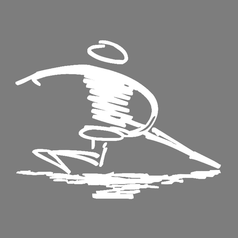 Disc Player Sports Thrower Logo Vinyl Decal Sticker - Walmart.com