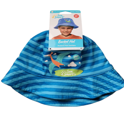 Sun Smart Bucket Hat, Sun Shield UPF 50+, Protects Face and Ears, Blue ...