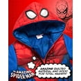 Marvel Little Boys' Puffer Jacket - Spider-Man, Miles, and Spider Gwen ...