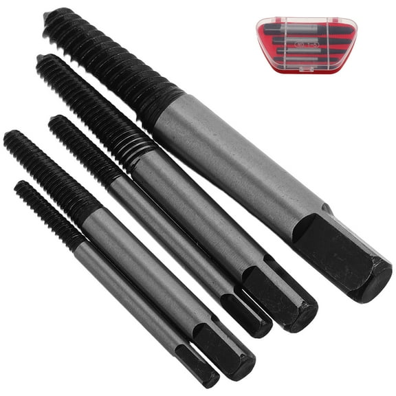 12 Piece Easy Out Small to Large Screw Extractor Kit Set Easy Out Screw ...