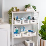 IRIS USA Small Storage Bins - Stackable, White, 12-Pack, Kitchen ...