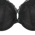 Deyllo Women's Sexy Lace Push Up Padded Plunge Add Cups Underwire Lift ...