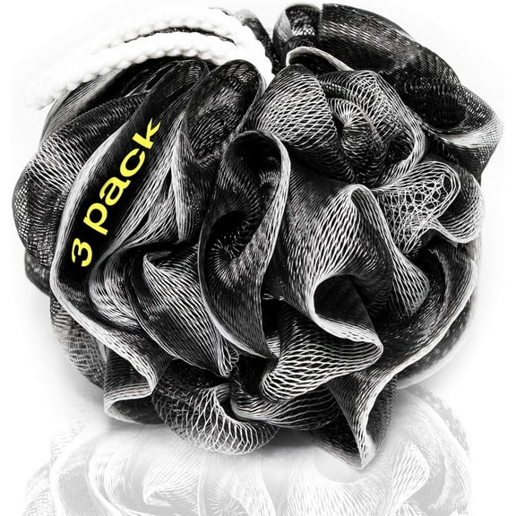 Double Sided Exfoliating Bath Towel -- Strong Back Scrubbing Strip ...