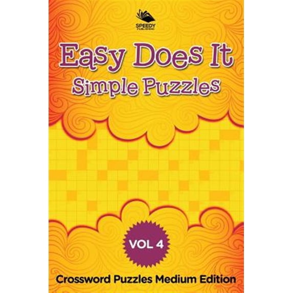 Pre-Owned Easy Does It Simple Puzzles Vol 4: Crossword Puzzles Medium ...