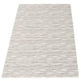 6.5' x 9.5' Gray Contemporary Striped Rectangular Outdoor Area Throw ...