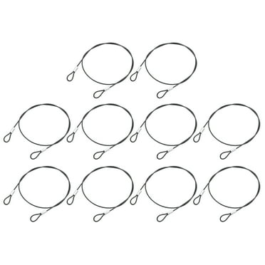 1/8 in. x 30 ft. Strong Steel Vinyl-Coated Wire Rope Kit - Walmart.com