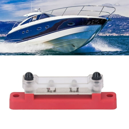 aqxreight Battery Terminal Block,12-48V 150A 4 Terminal Bus Bar Ground ...