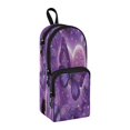 Backpack Pencil Case, 3 Compartment Large Capacity Oxford Fabric Pencil ...