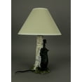 Zeckos Black Bear and Cub Birch Tree Table Lamp With Shade - Walmart.com