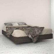 Pemberly Row Queen Platform Bed in Black - Walmart.com
