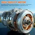 Upblast Roof Exhaust Fan - High-Speed Direct Drive, Upgraded Motor, 25. ...