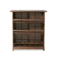 Ashlin Outdoor Acacia Wood Bar, Rich Mahogany - Walmart.com