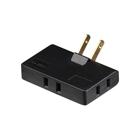 Bseka 1Pc Socket ，3 Holes Outlet Wall Adapter-2 Prong Swivel Indoor ...