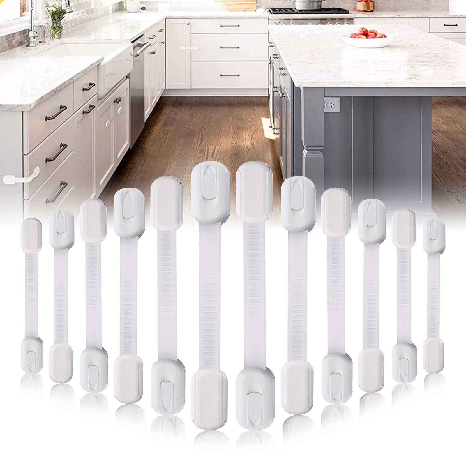 Munchkin Xtraguard Dual Action Multi Use Safety Baby Latches 2 Pack Com