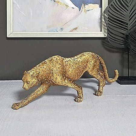 Realistic Leopard Resin Statue, Resin Statue For Home Decoration ...