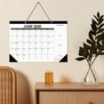 Classic Black Wall Calendar 2026.6-2027.12 - Thick Paper Monthly ...