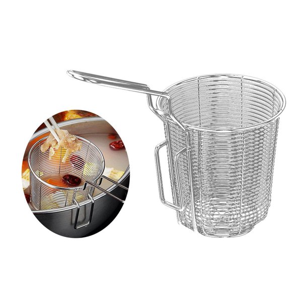 xinxixnxx Stainless Steel Food Colander Sifter Fry Basket for Noodles ...