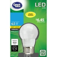 Great Value LED Soft White Medium Base R14 4 Watts - Walmart.com