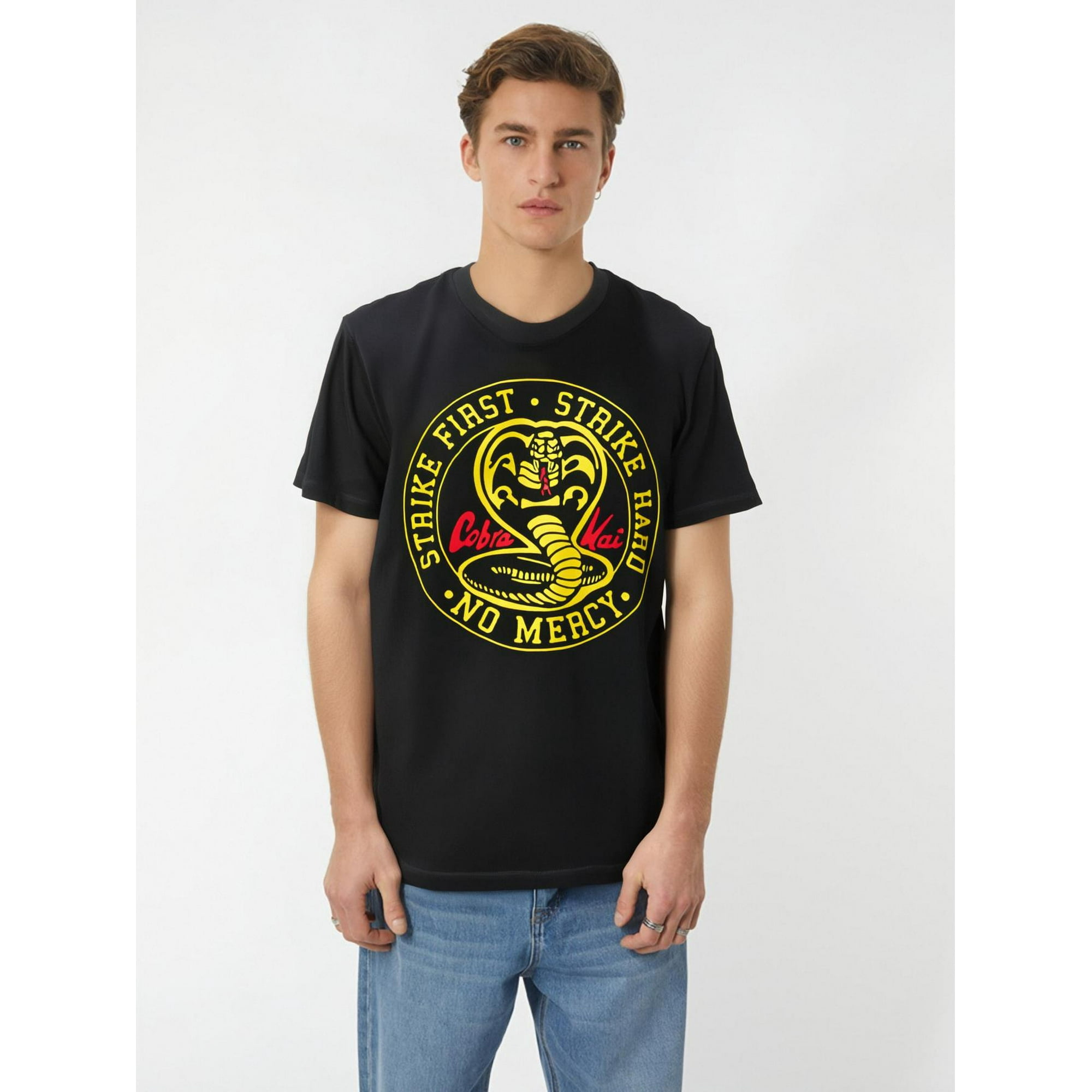 Click here for Generic Cobra Kai Dojo 350402 Funny Mens Short Sle... prices