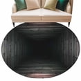 Round Area Rugs Collection 8 Ft, 3D Optical Illusion Non-Slip ...