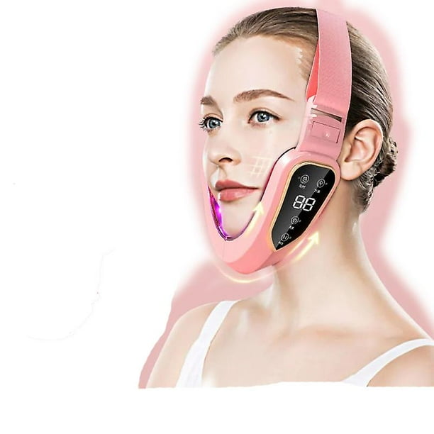 Led Photon Lift Therapy, Vibrating Massager Double Chin V Shape Cheek ...