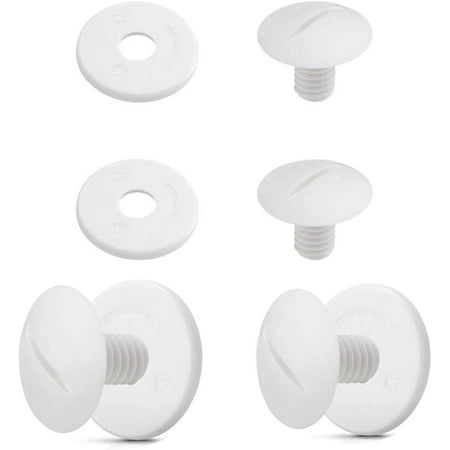 24 Sets Wheel Screws White Plastic Wheel Screws Compatible Pool Cleaner ...