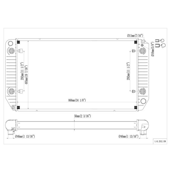 Chevrolet P30 Radiator