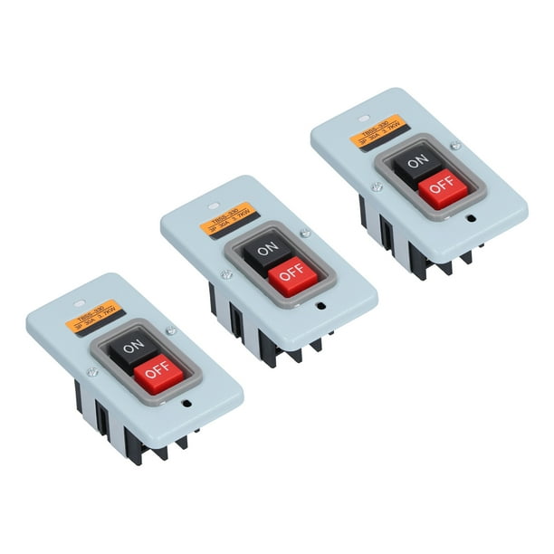 Push Button Switch, 3 Phase Buttons Station Electric Conductivity ON ...