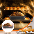 1 Piece Rectangle Loaf Pan Nonstick Carbon Steel Baking Bread Pan ...