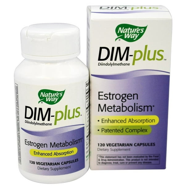 Nature's Way - DIM-Plus Estrogen Metabolism Formula - 120 Vegetarian ...