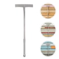 2Pcs Adjustable Stainless Steel Sign Pole Handheld Board Holder for ...