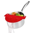 Clip On Strainer,Pot Strainer,Silicone Clip On Strainer for Pots ...