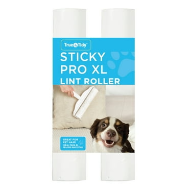 3 Piece Deluxe Schticky Reusable Lint Roller Set with Extendable ...