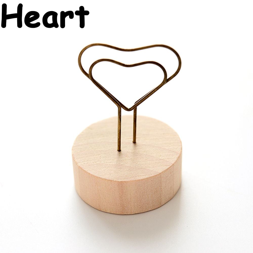 1 PC Gift Party Decor Memo Card Desktop Ornament Photo Frame Round ...