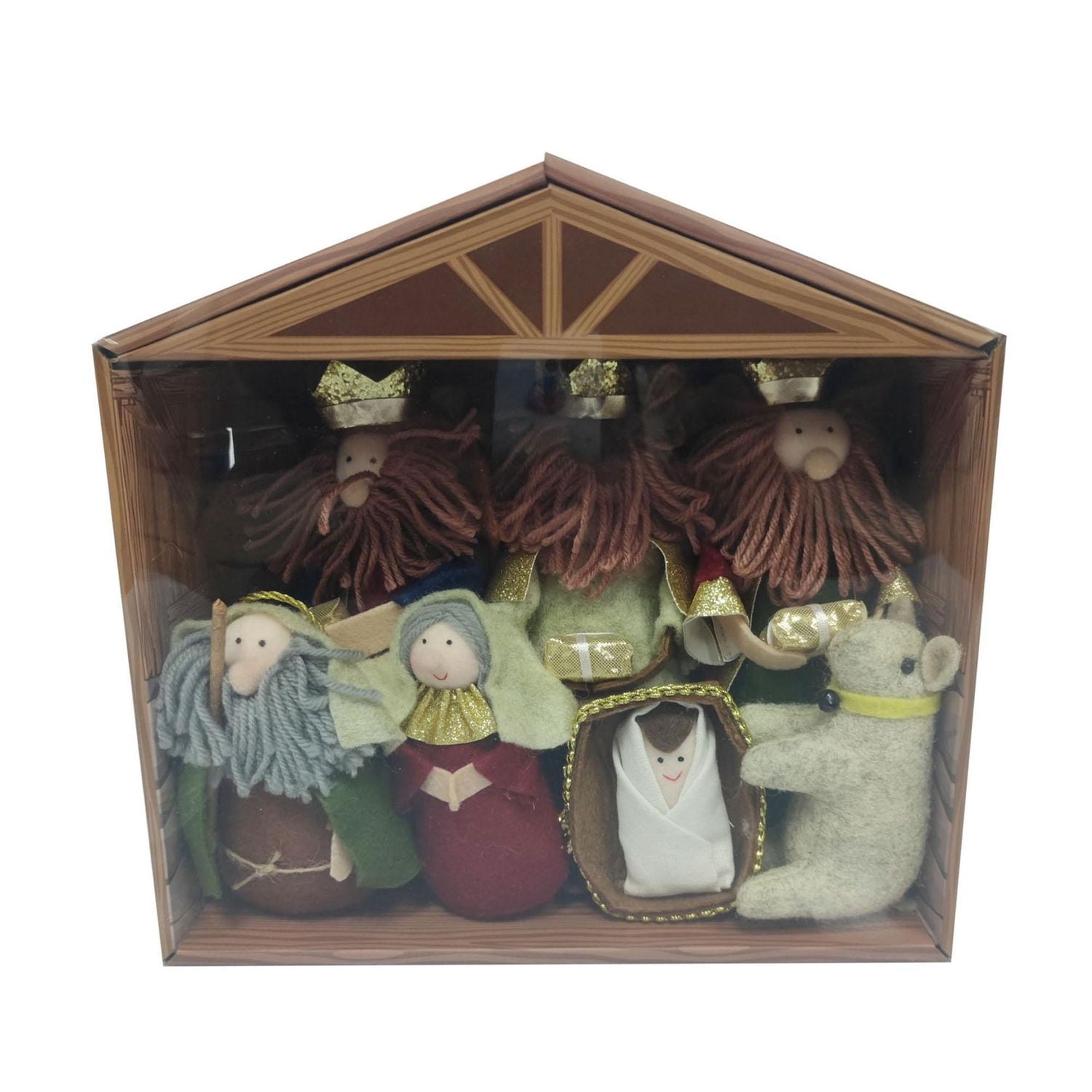 Holiday Time 8-Piece Assorted Colors Fabric Nativity Scene - Walmart.ca