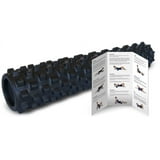 RumbleRoller Original Xtra Firm Exercise Roller, Full-Size, Black ...